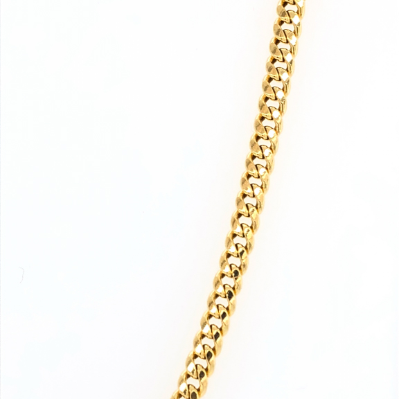 Semi-Solid Cuban Chain 3MM – Palm Jewelry